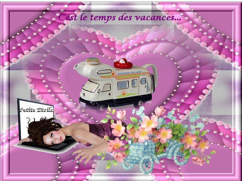 C'est le temps des vacances.